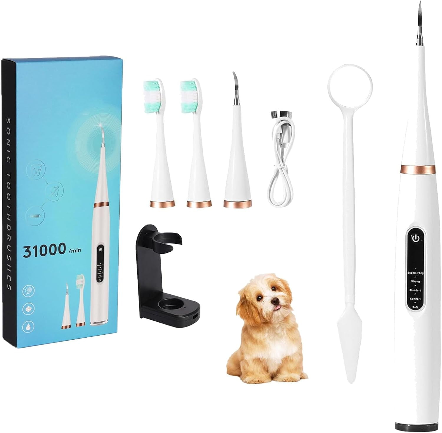 Rarepet Canident - Sonic Tooth Cleaner for Dogs, Rare Pet Sonic Tooth ...