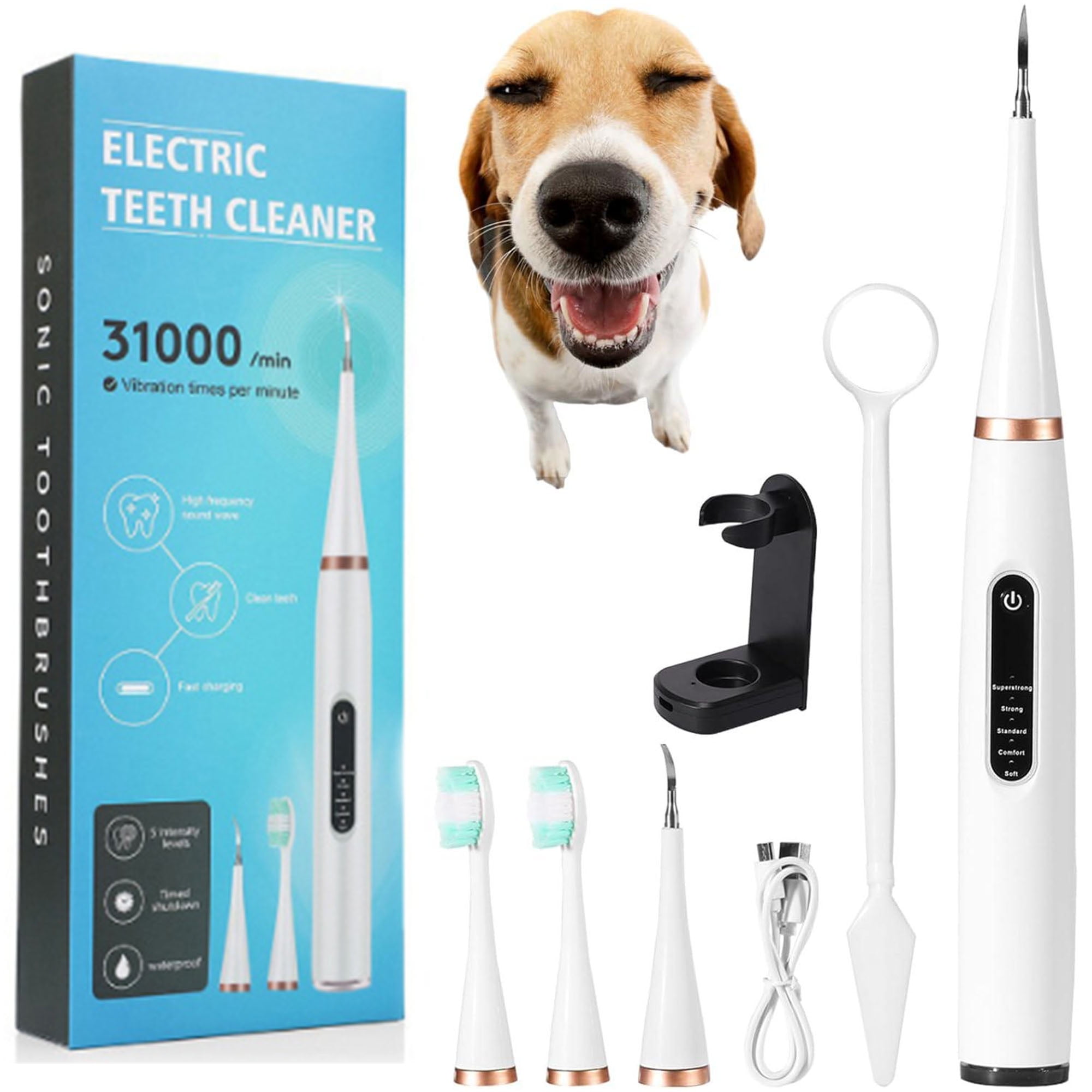 Rarepet Canident - Sonic Tooth Cleaner for Dogs, Rare Pet Sonic Tooth ...