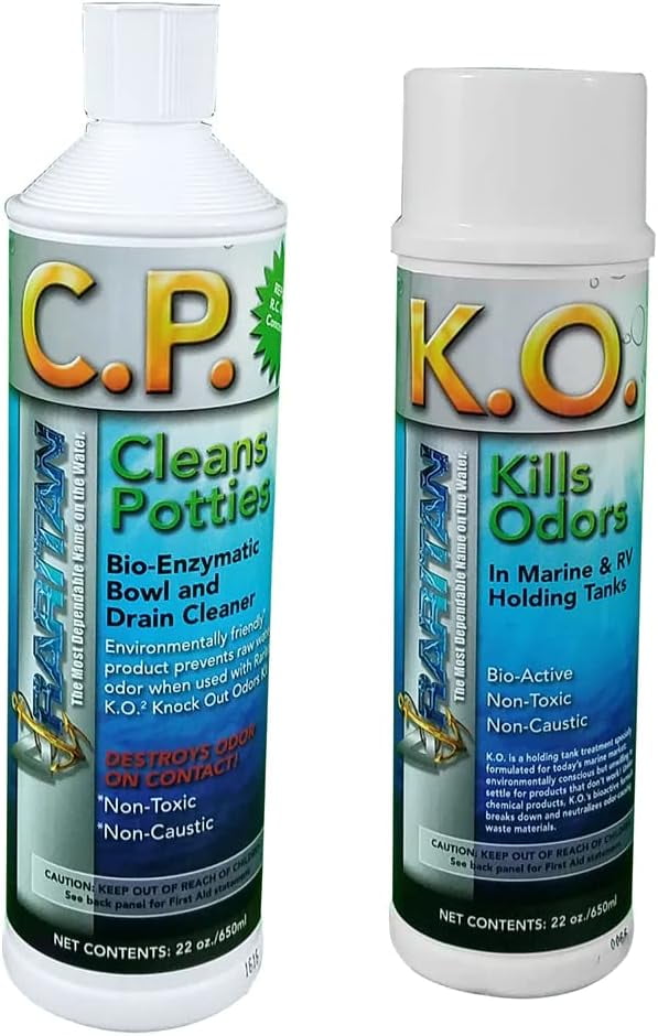 Raritan Potty Pack w/K.O. Kills Odors & C.P. Cleans Potties - 1 of Each ...