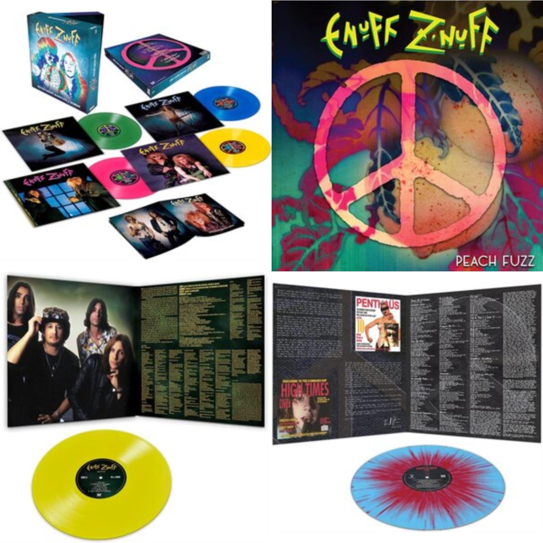 Rarities & Demos (4LP/Colored Vinyl) & Peach Fuzz (Peach LP Vinyl ...