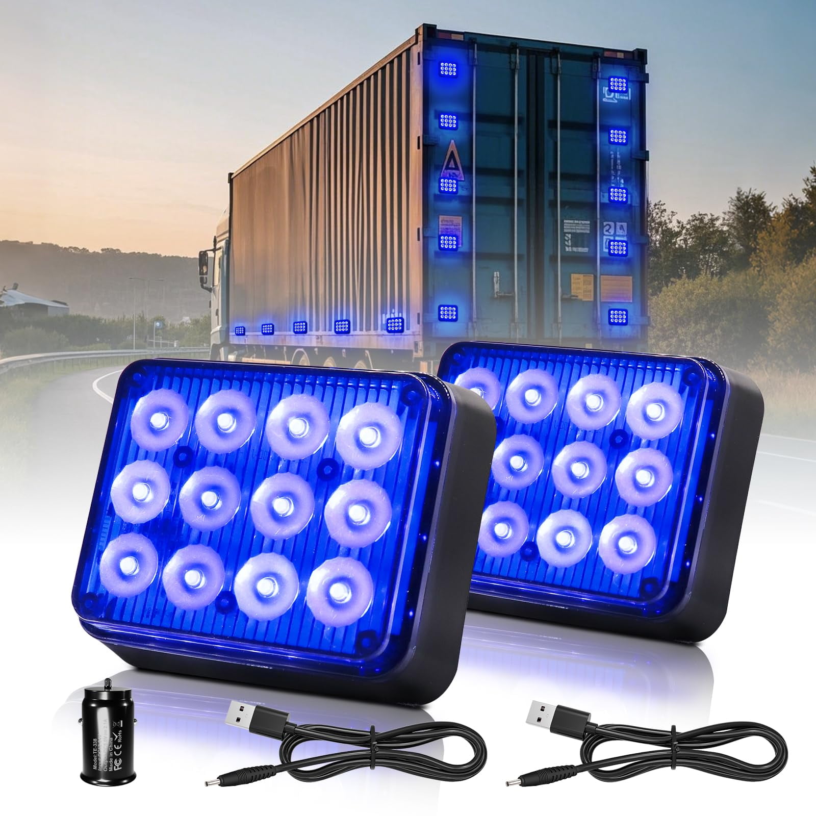 Raryloy LED Magnetic Trailer MMF7 Lights Wireless Trailer Lights for ...