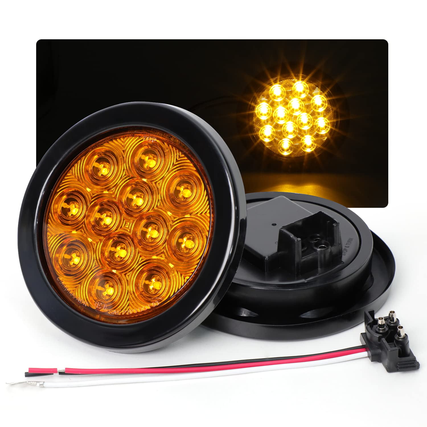 Raryloy LED Magnetic Trailer RRF12 Lights Wireless Trailer Lights for ...