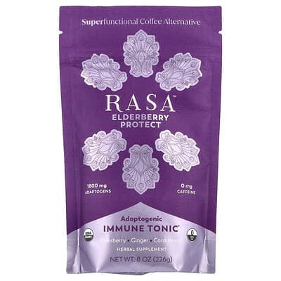 Rasa, Adaptogenic Immune Tonic, Elderberry Protect, 8 oz - Walmart.com