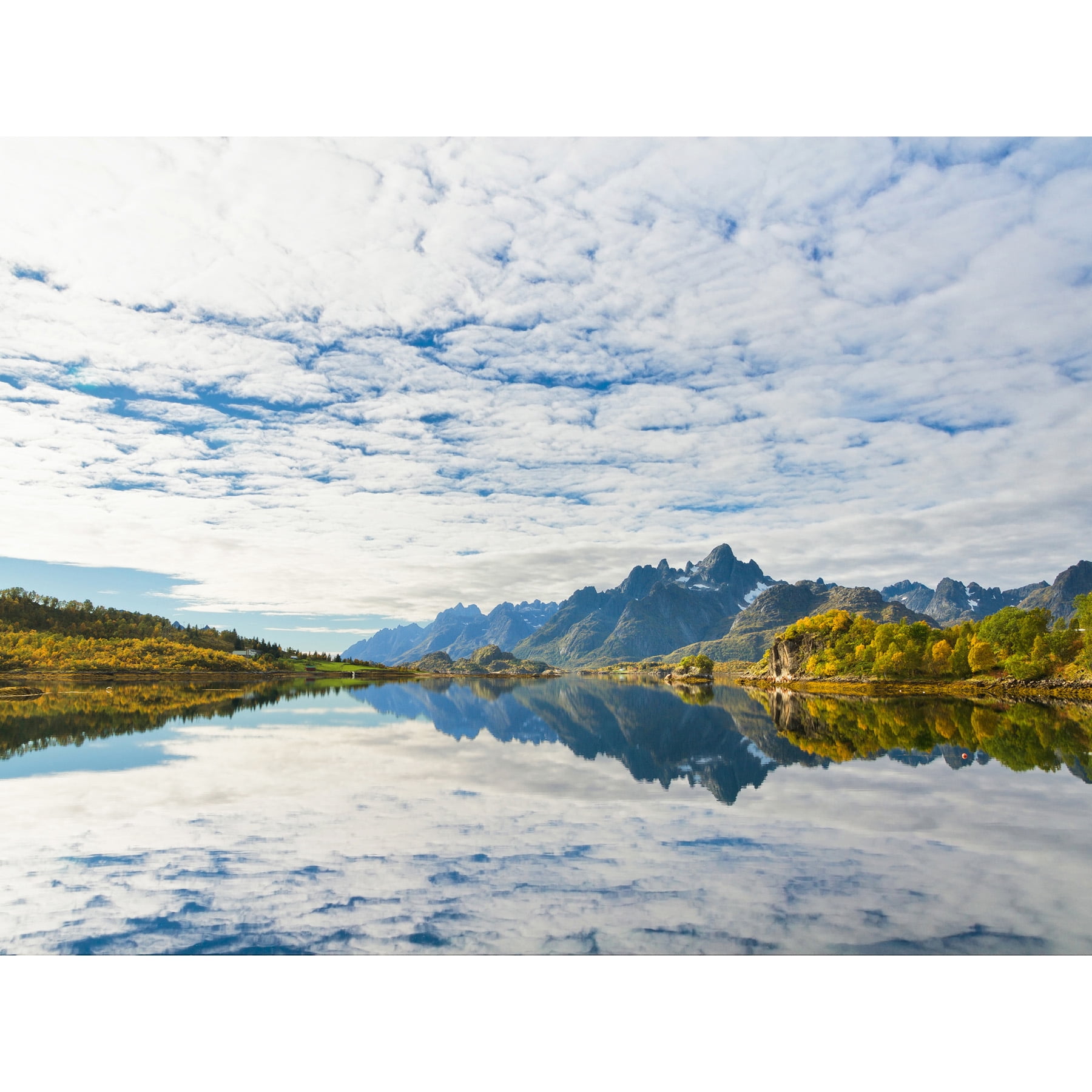 Rasanen Mountains Austvagoya Norway Landscape Photo Extra Large XL Wall ...