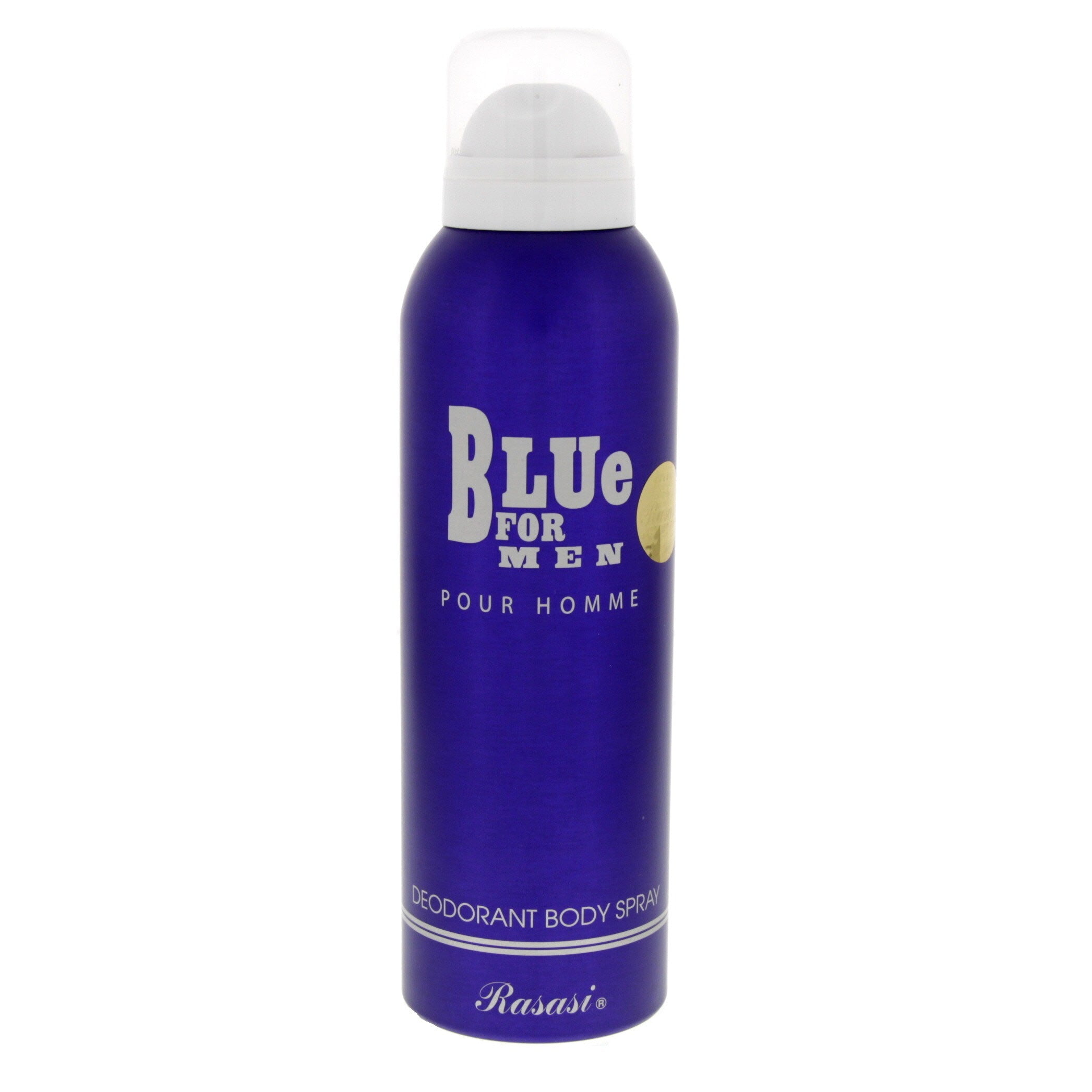 Rasasi Blue for Men Deodorant Body Spray, Mint, Mandarin, Amber ...