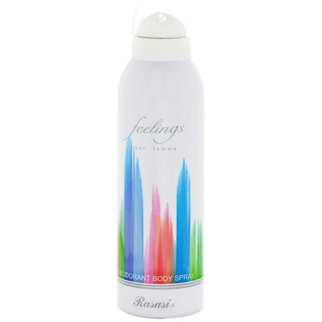 Rasasi Feelings for Women Deodorant Body Spray with Fresh Fragrance ...
