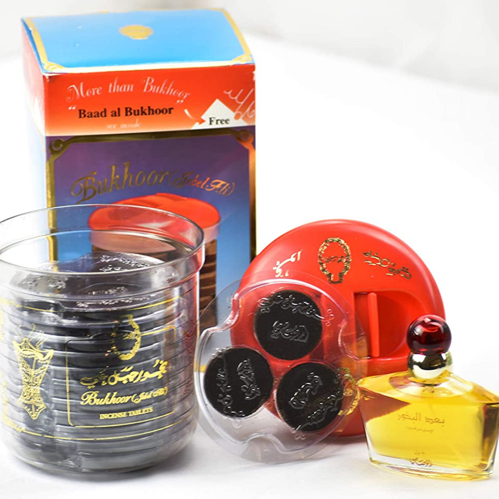 Rasasi Incense Bakhoor Jebel Ali Box, Baad Al Bakhoor & 36 Tablets with ...