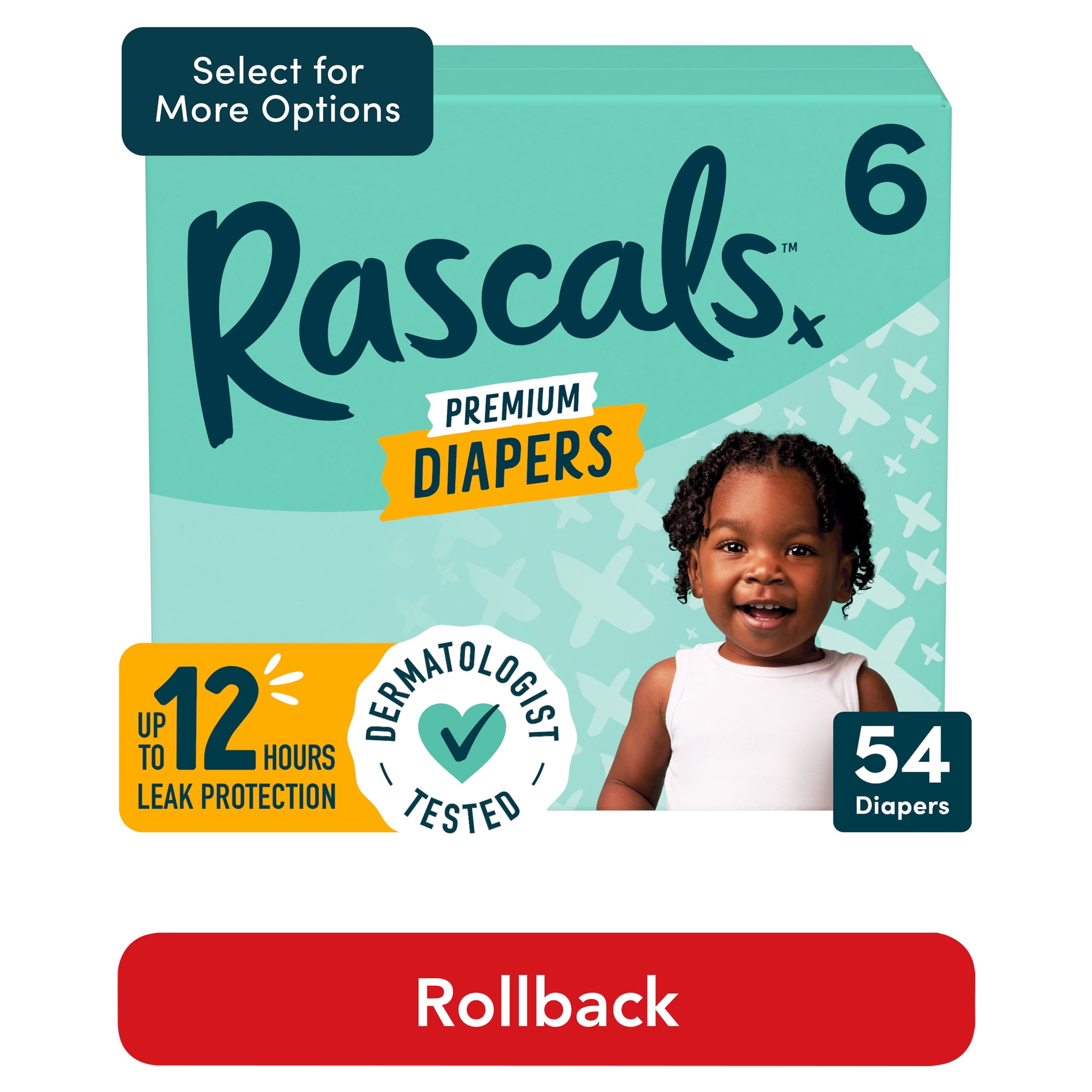 Rascals Premium CoComelon Diapers, Size 6, 54 Count (Select for More ...