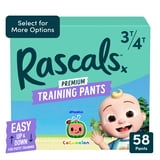 Rascals Cocomelon Edition Training Pants Size 3T-4T 58 Count (Select ...