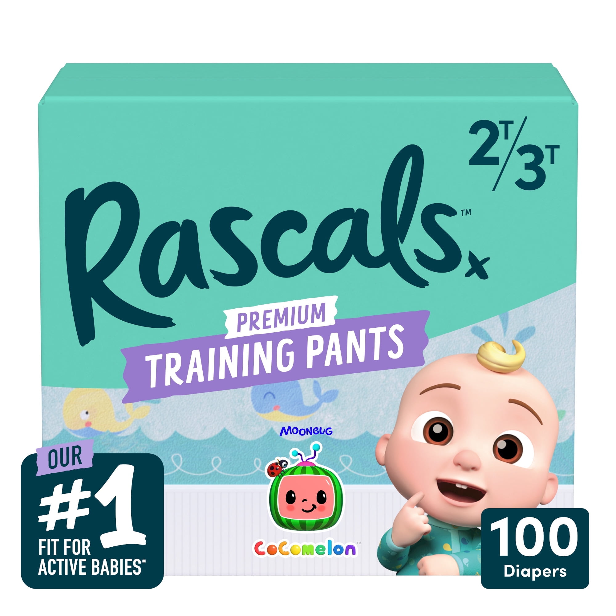Rascals Cocomelon Edition Training Pants Size 2T-3T 100 - Walmart.com