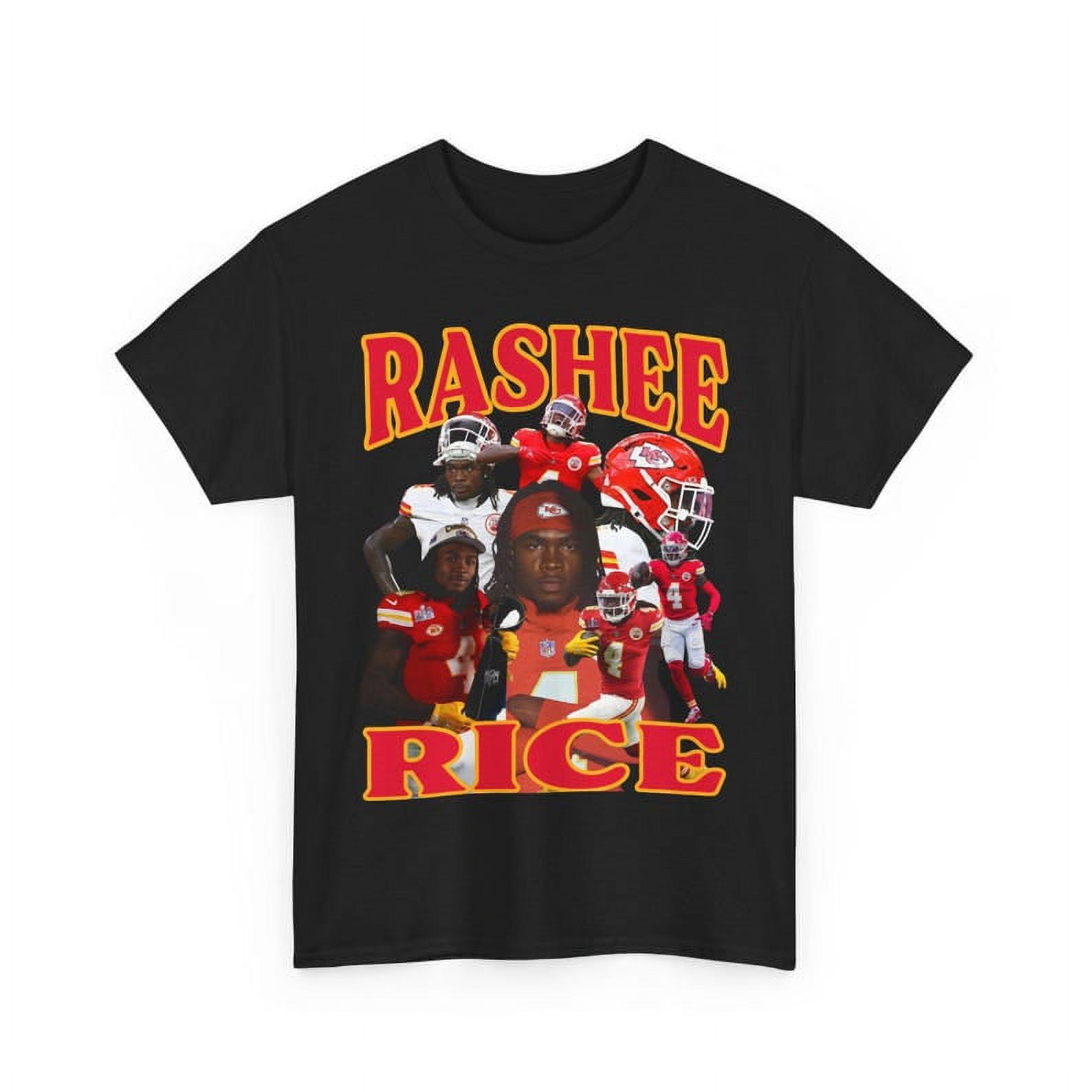 Rashee Rice Chiefs T-shirt. Available in multiple colors. - Walmart.com