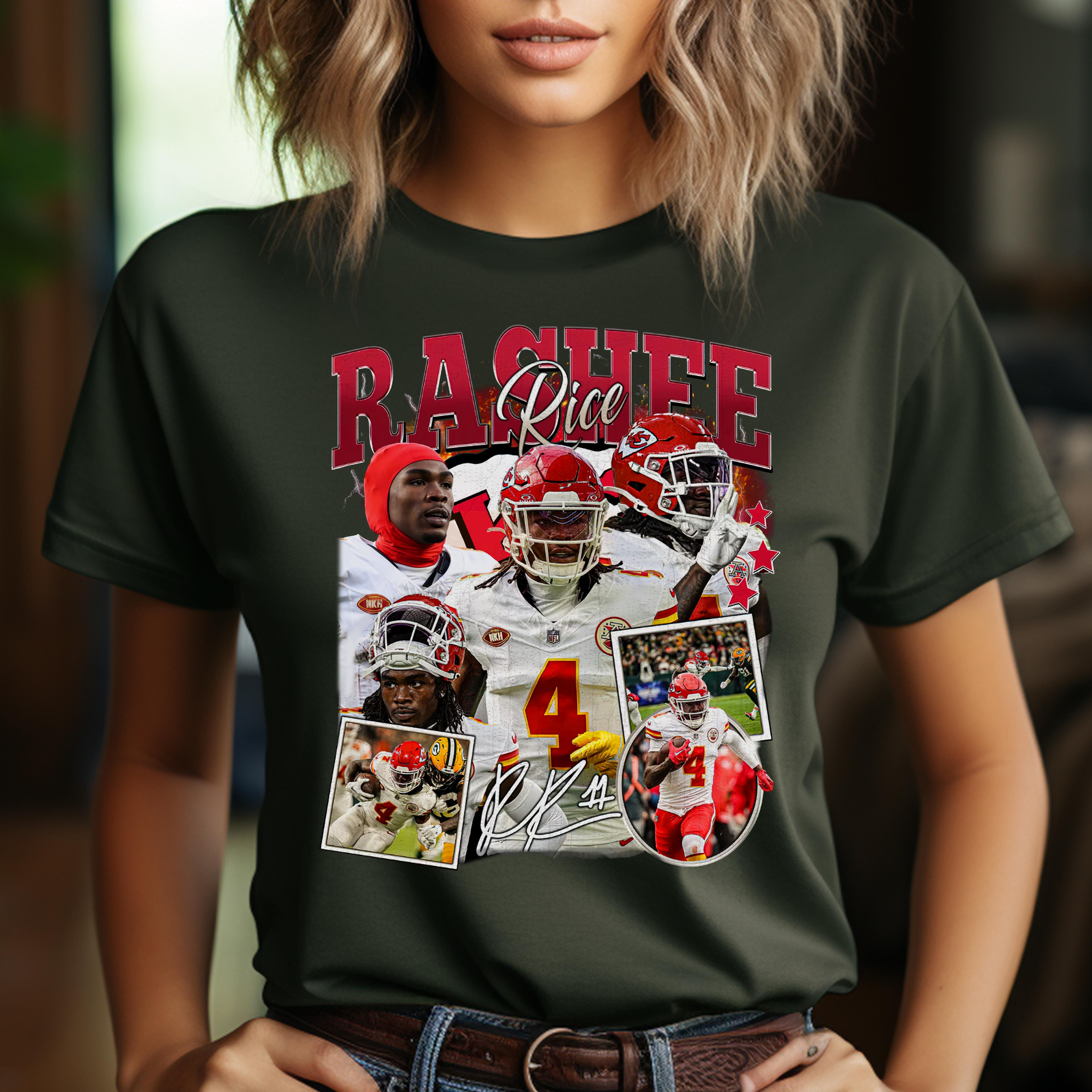 Rashee Rice T-Shirt Up To 4XL - Walmart.com