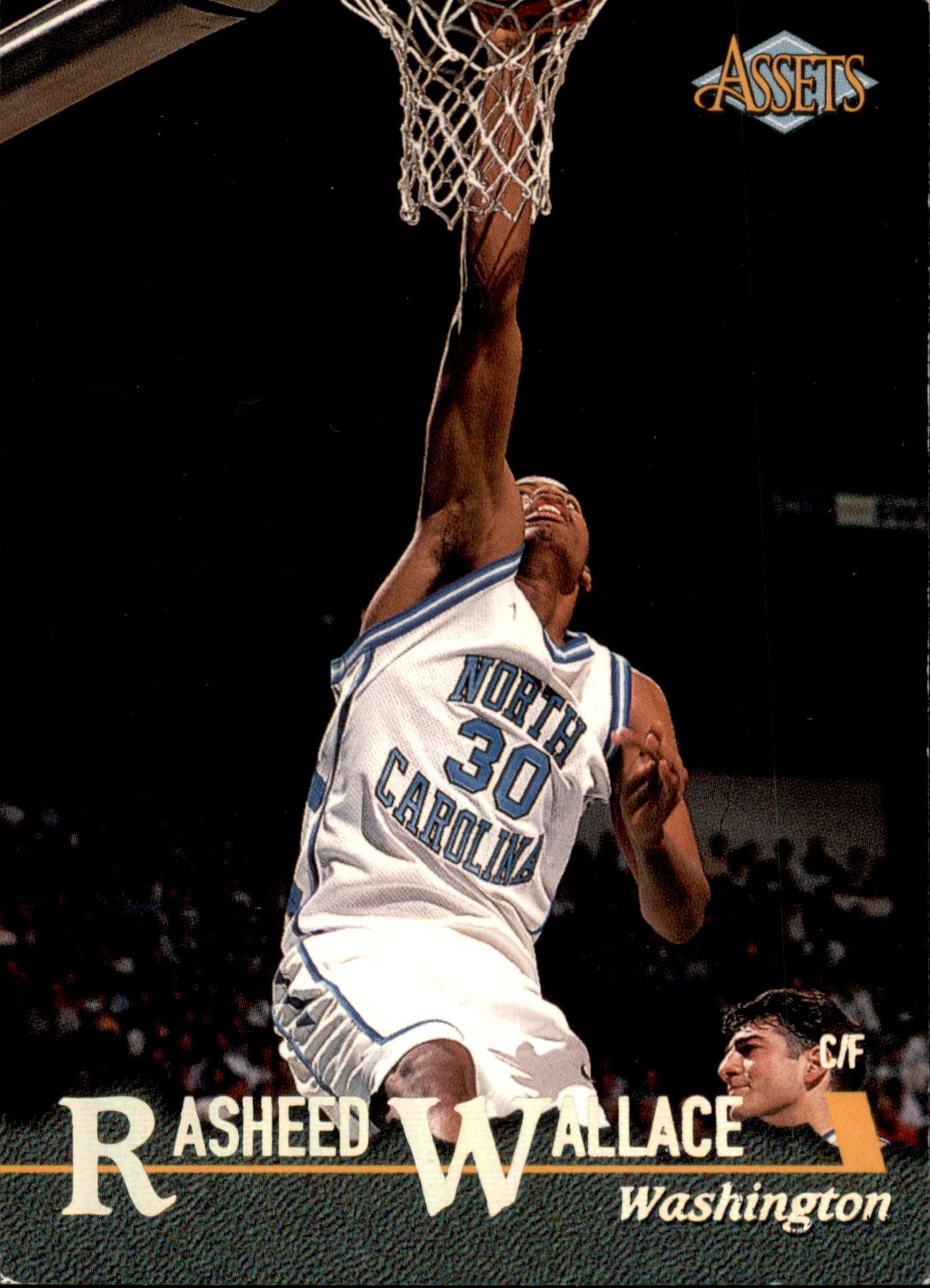 Rasheed Wallace #46 1996 Classic Assets - Walmart.com