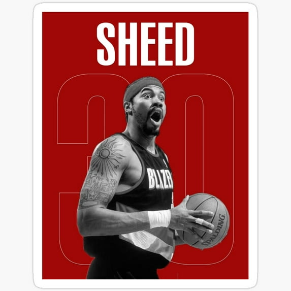 Rasheed Wallace Portland Blazers Sticker Phone Decal Water Bottle ...