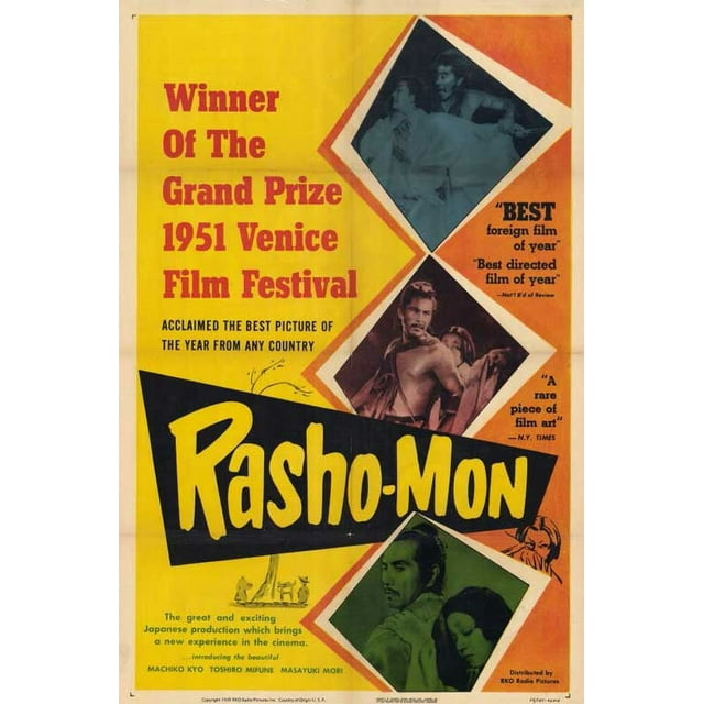 Rashomon - movie POSTER (Style A) (27" x 40") (1951) - Walmart.com