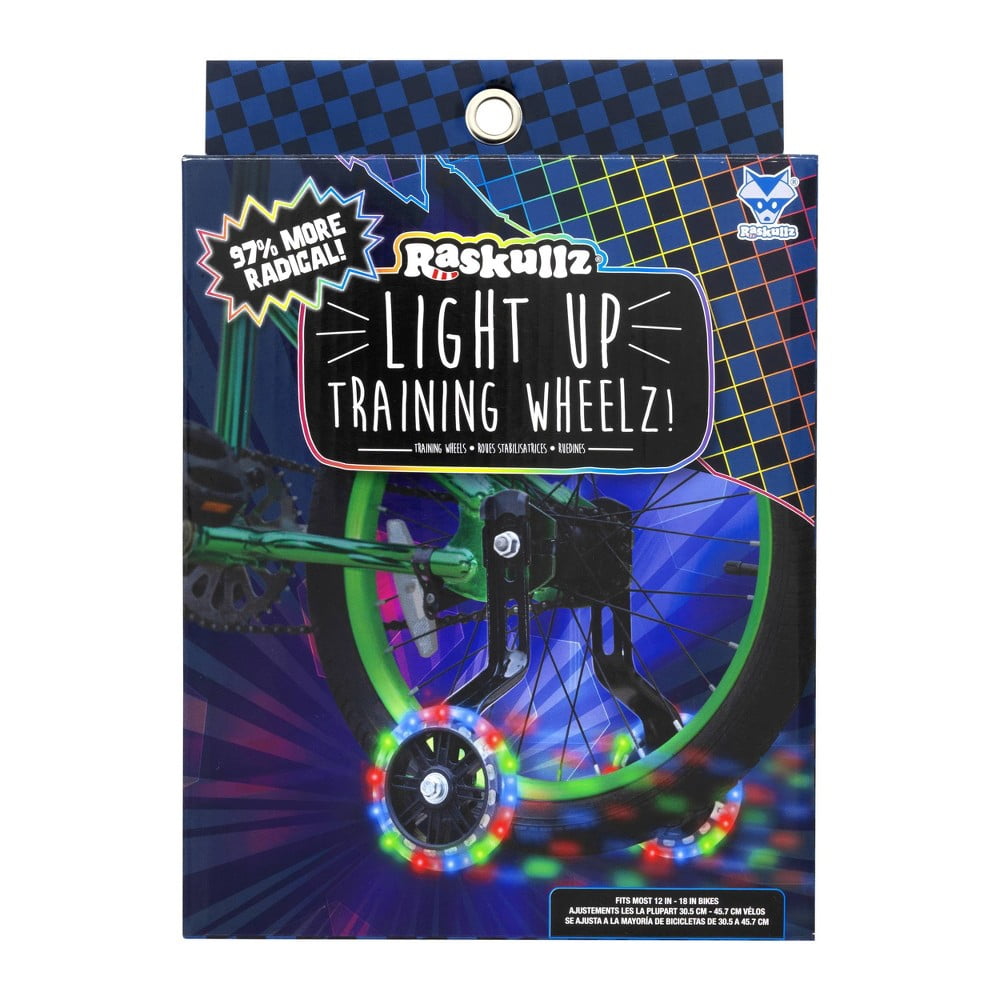 Raskullz Balance Buddy Light Up LED Bike Training Wheels - Walmart.com