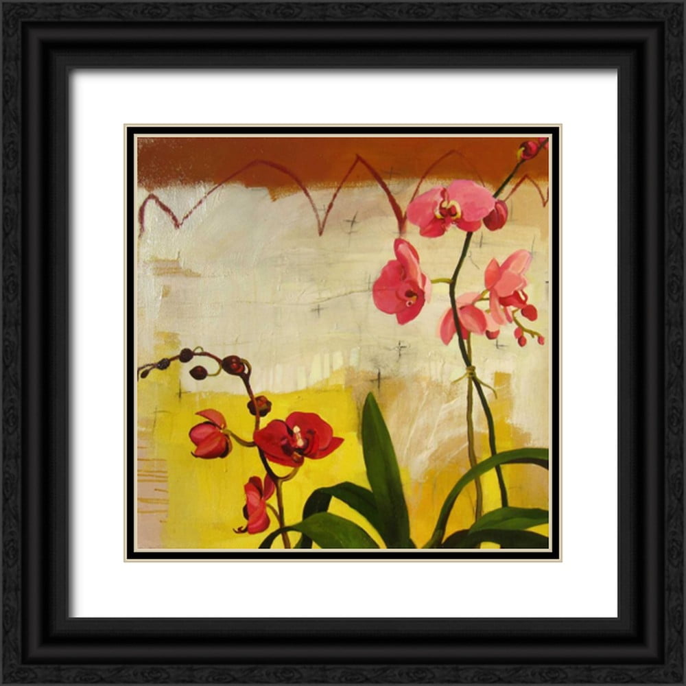 Rasmusson, Jennifer 20x20 Black Ornate Wood Framed with Double Matting ...