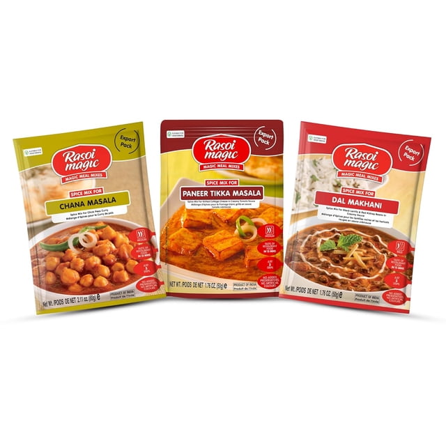 Rasoi Magic Desi Special Assorted Pack | Paneer Tikka, Chana Masala ...