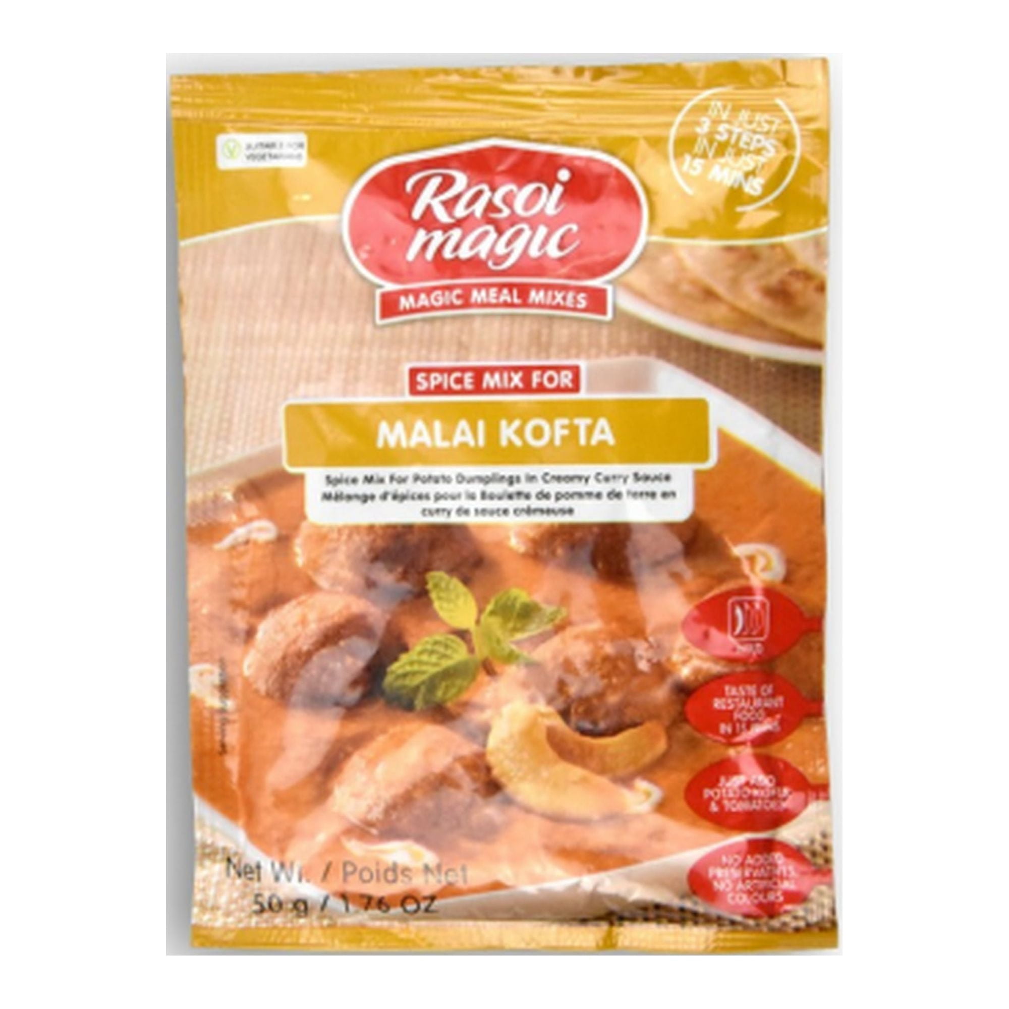 Rasoi Magic, Malai Kofta Spice Mix, 45 Grams(gm) - Walmart.com