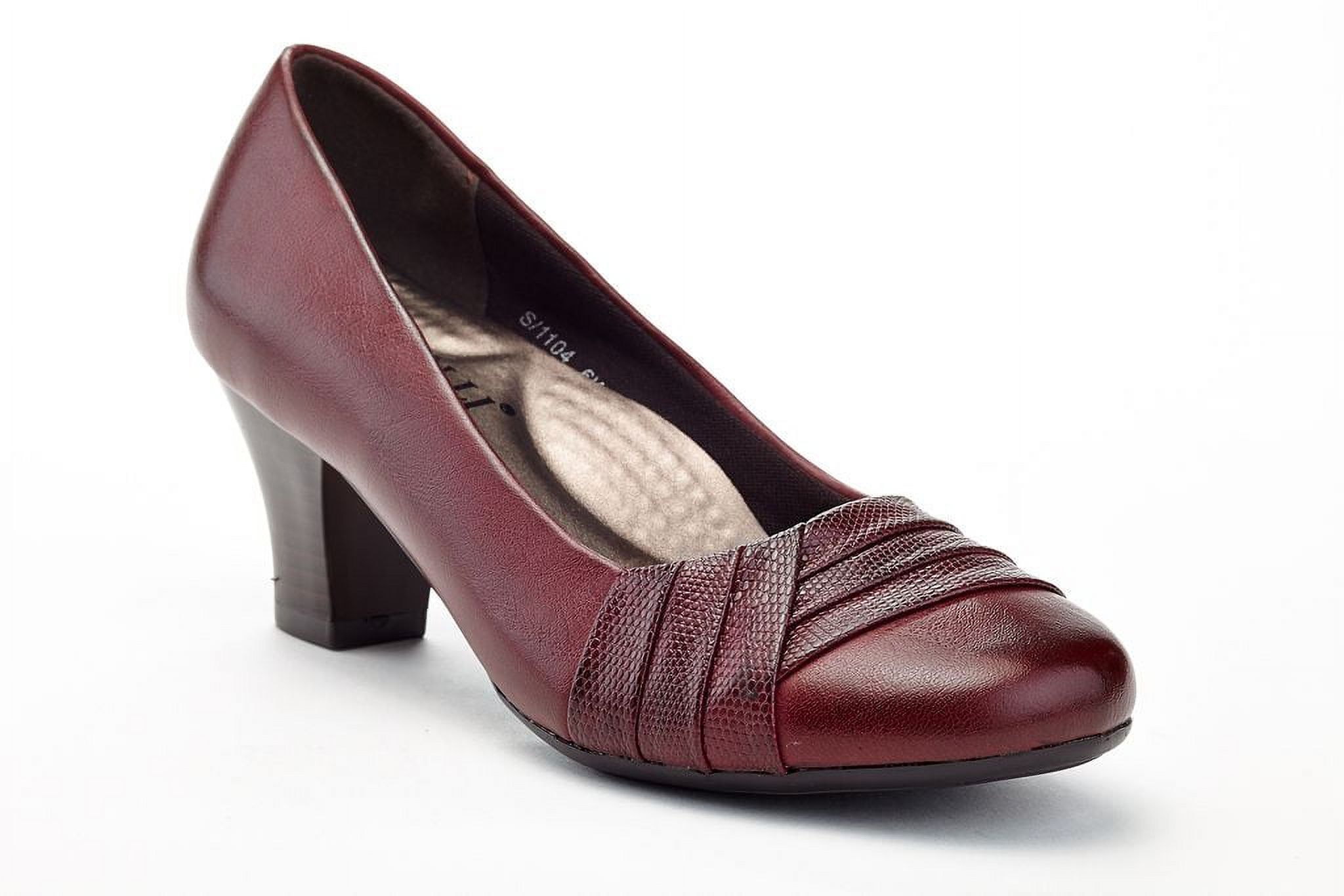 Rasolli Gina two tone comfort heels - Walmart.com