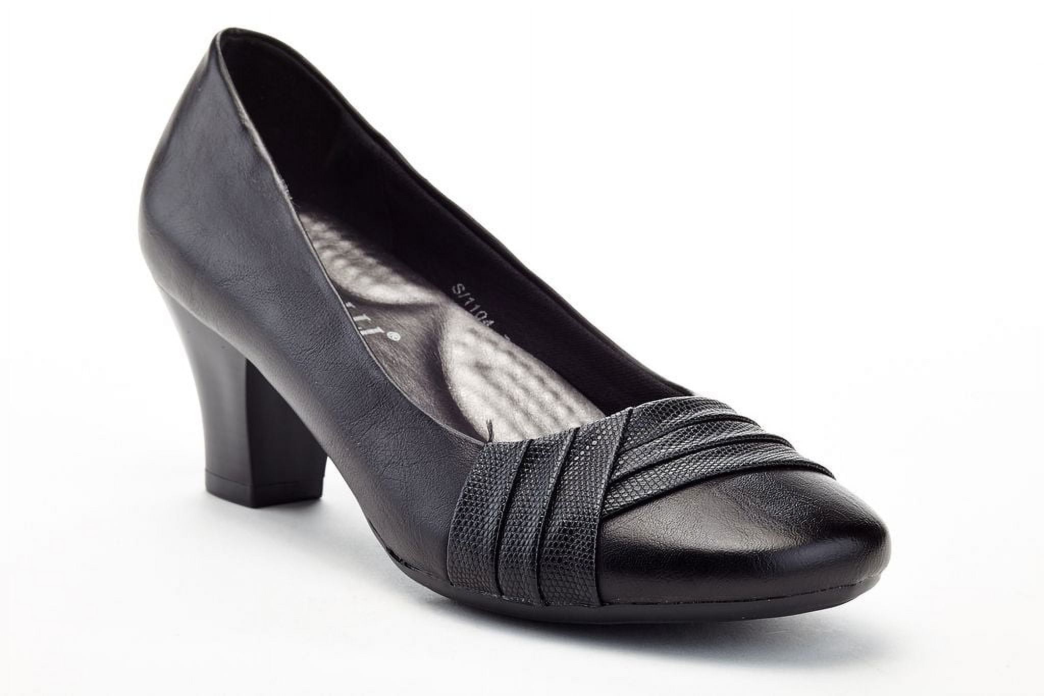 Rasolli Gina two tone comfort heels - Walmart.com