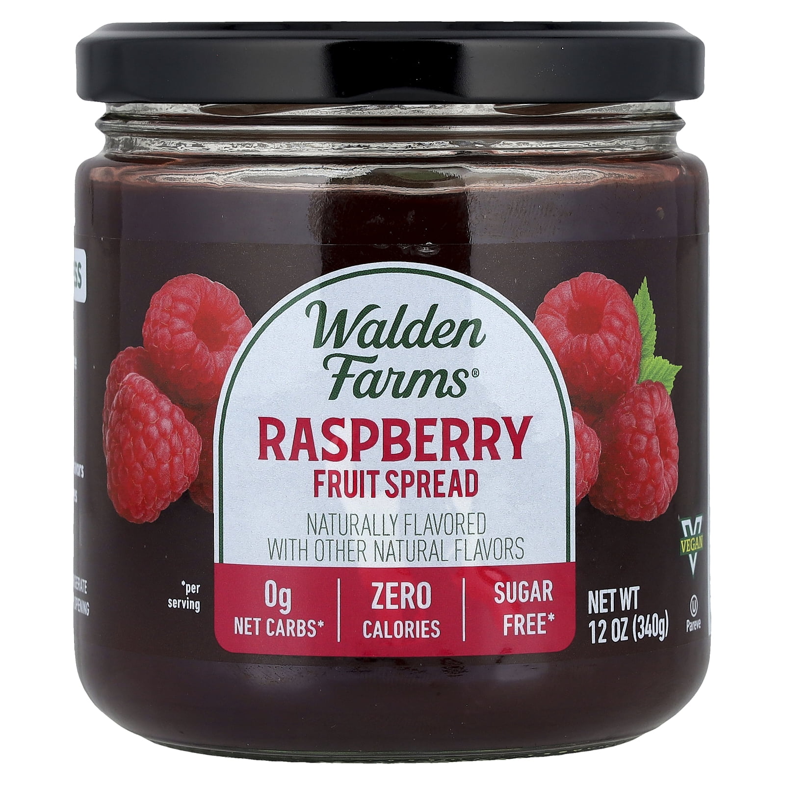 Raspberry Fruit Spread Jar 12 Ounce by Walden Farms - Walmart.com