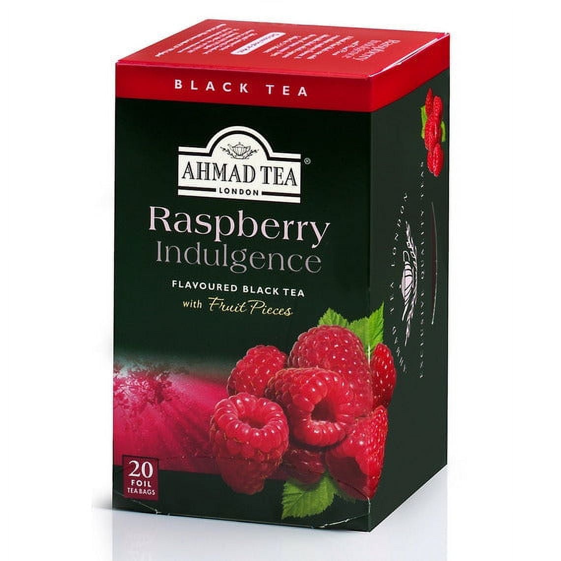 Raspberry Fruit Tea | 20' Tea Bags | Ahmad Tea - Walmart.com