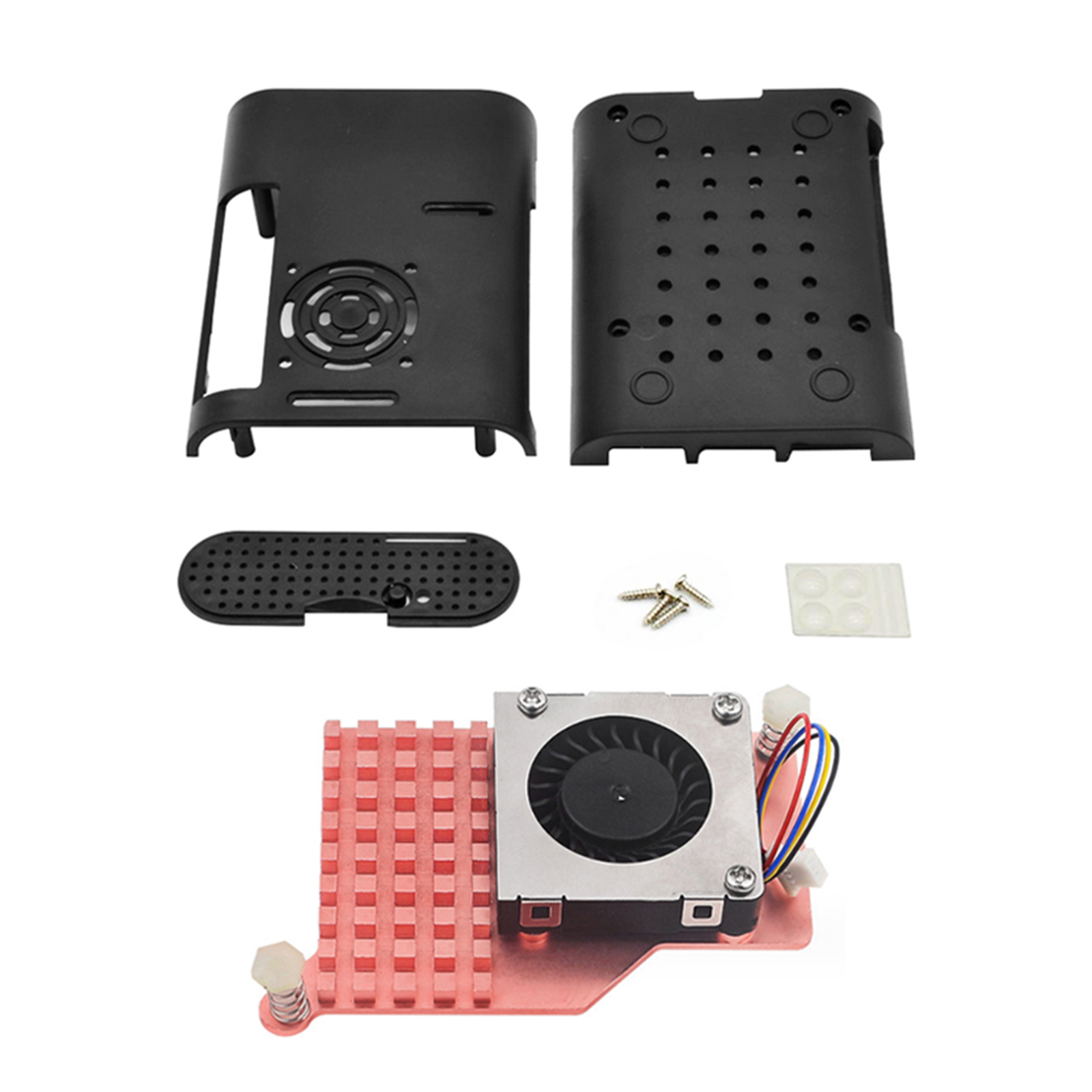 Raspberry PI5 protective ABS Shell with PWM Speed Regulating Fan Active Radiator - Walmart.com