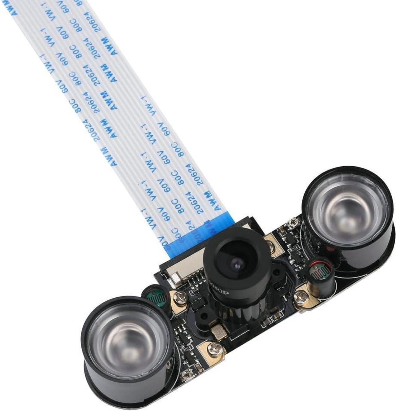 Raspberry Pi 4 Camera Module Night Vision with 3.6mm Adjustable Focal ...