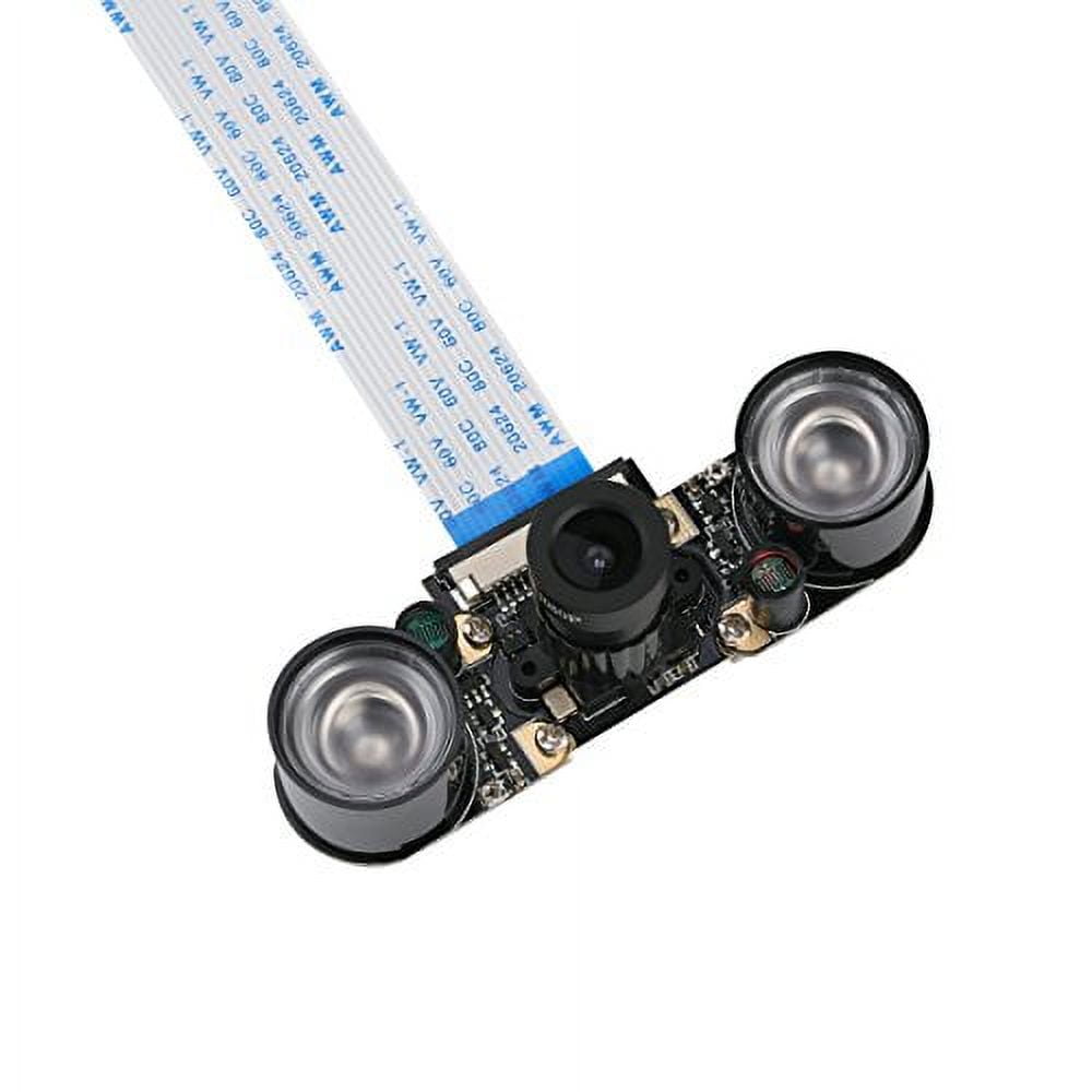 Raspberry Pi 4 Camera Module Night Vision with 3.6mm Adjustable Focal ...