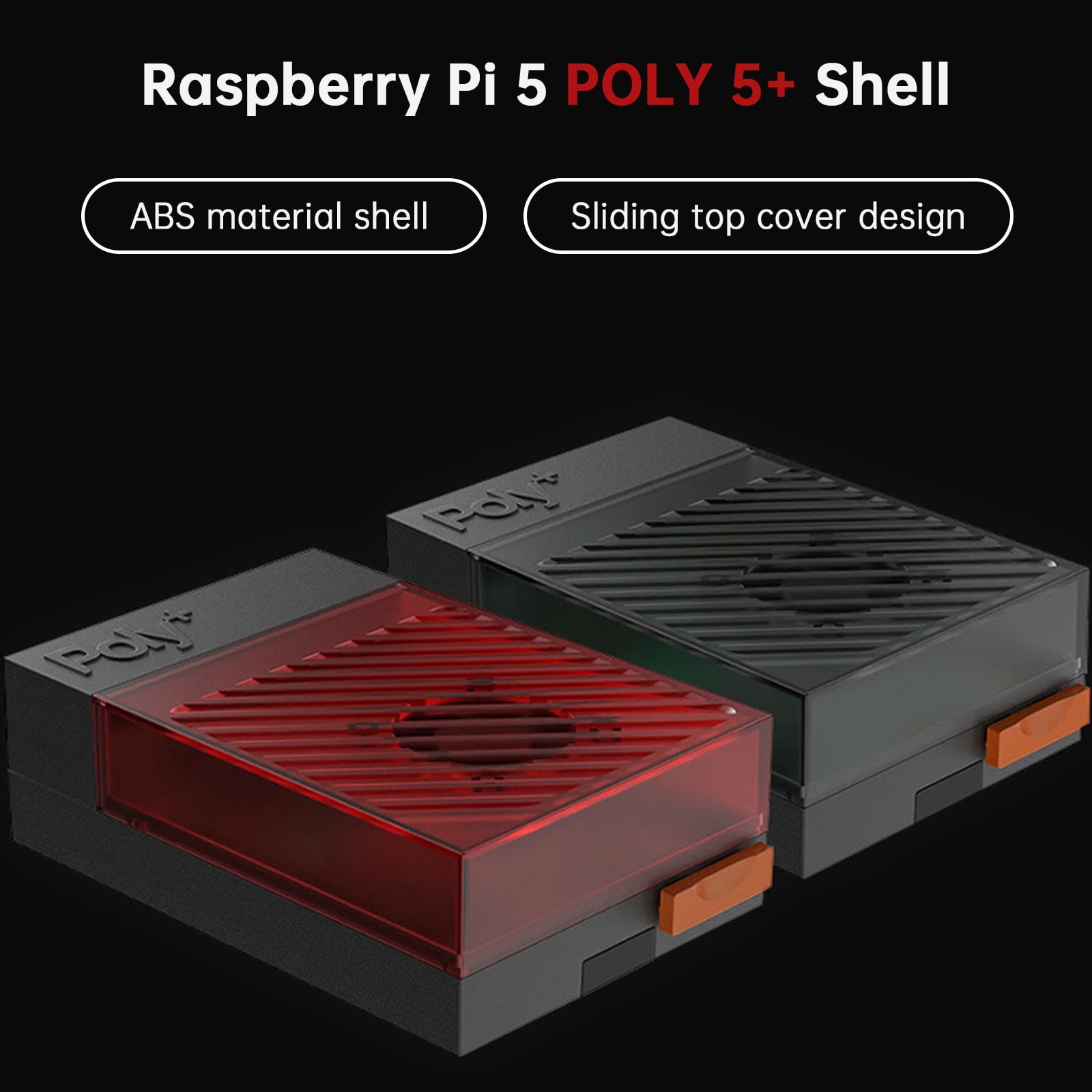 Raspberry Pi 5 POLY5+ Case Argon POLY 5+ Box Compatible with PWM ...