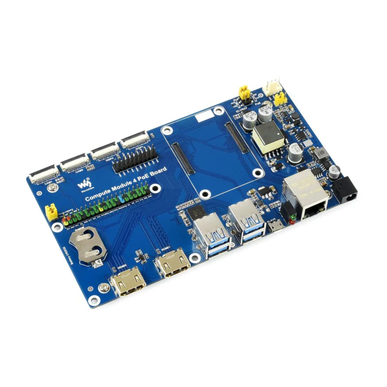 Raspberry Pi Compute Module 4 IO Board With PoE Feature, for all ...