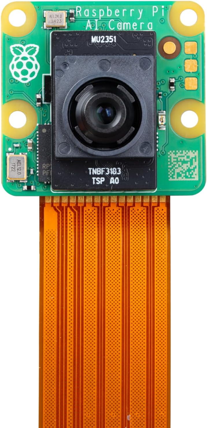 Raspberry Pi SC1174 AI Camera 12MP, IMX500 Intelligent Vision Sensor, Raspberry Pi Neural ...