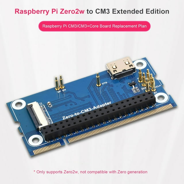 Raspberry Pi Zero 2W to CM3 Expansion Board CM3 Core Board Replacement ...