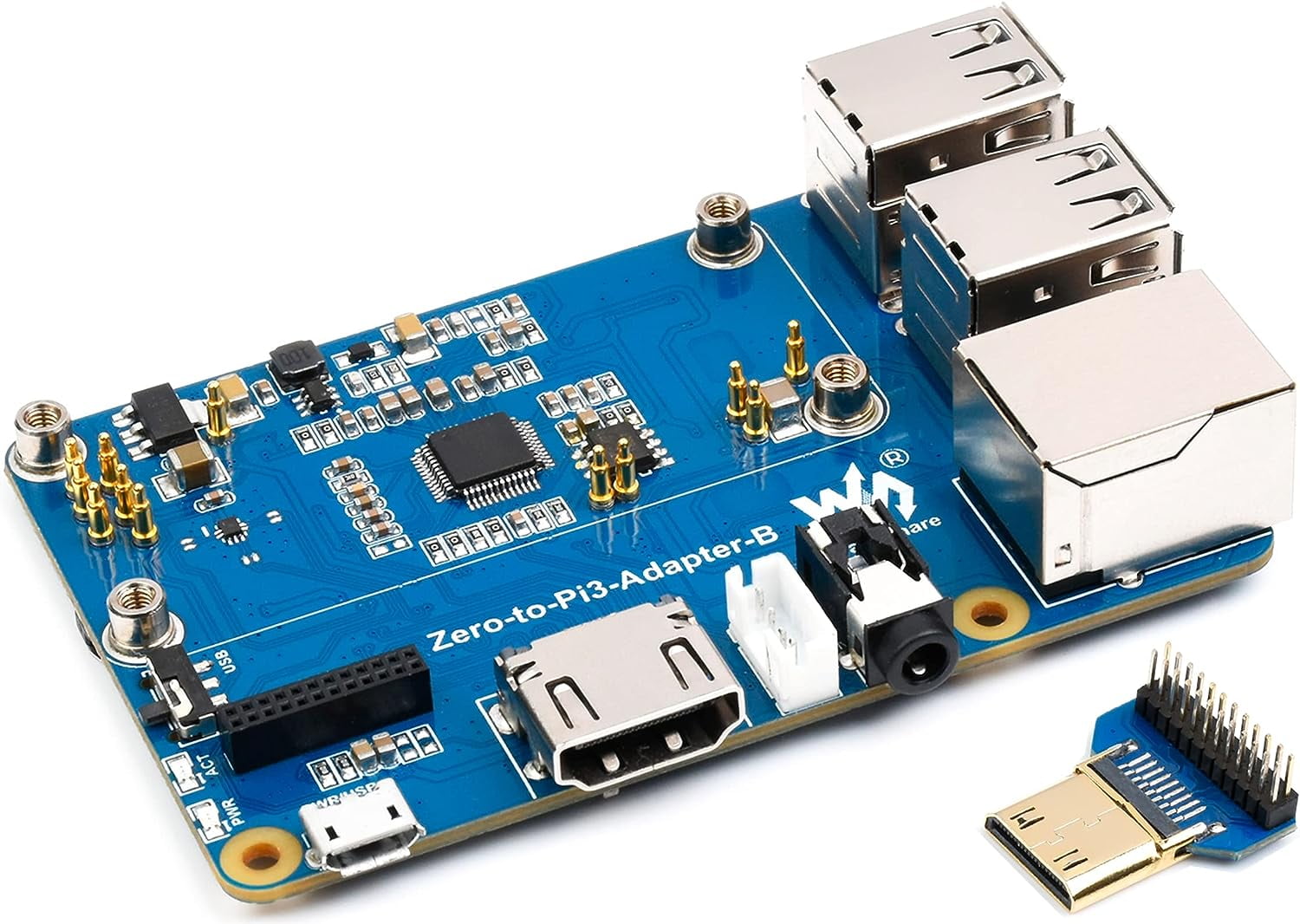 Raspberry Pi Zero 2w To Pi 3b3b Adapterconnect Raspberry Pi Zero 2w With Zero To Pi3 Adapter