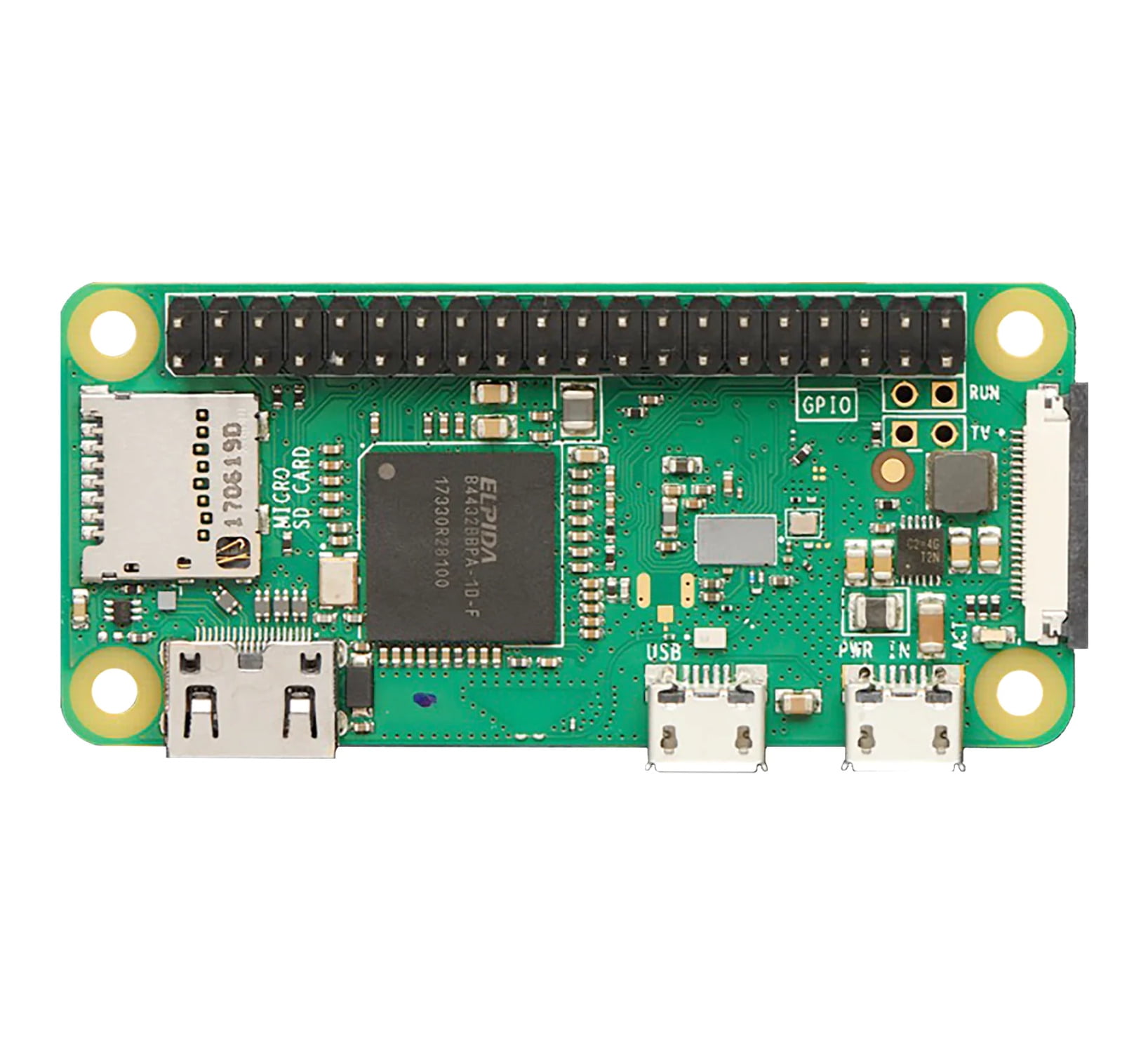 Raspberry Pi Zero WH (with Pre-soldered Header) - Walmart.com