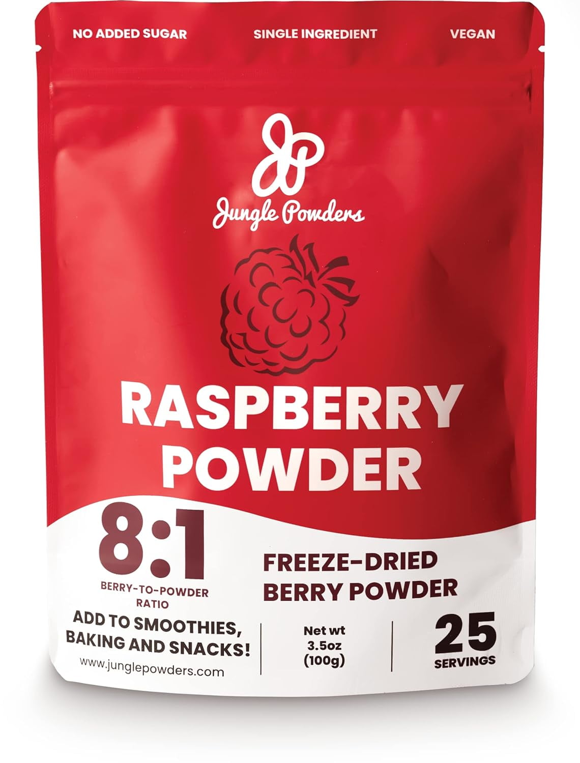 Raspberry Powder 3.5 Ounce Bag, Food Grade Powdered Unsweetened Freeze ...