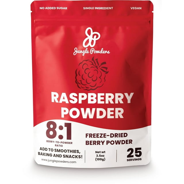 Raspberry Powder 3.5 Ounce Bag, Food Grade Powdered Unsweetened Freeze ...