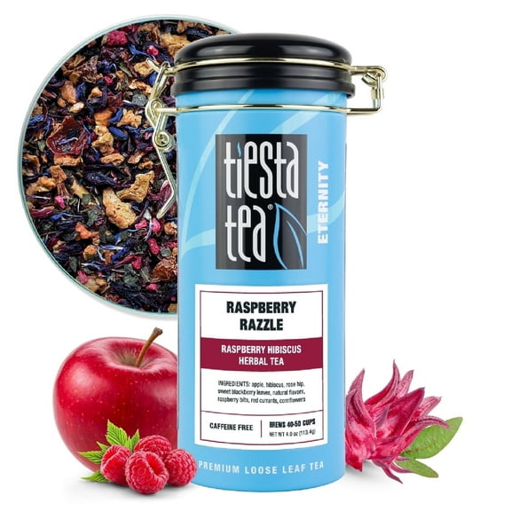 Tiesta Tea Raspberry Passion Fruit Black Tea, Energizer Loose Leaf ...