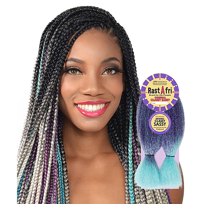 RastAfri Original Classy Sassy Braid 2 PACK COLOR BT1B/30 - Walmart.com