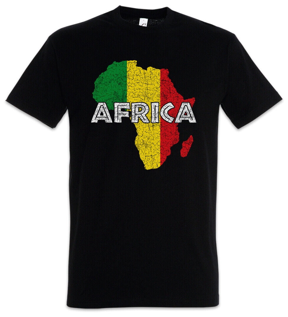 Rasta Africa T-Shirt Babylon Irie Ska Reggae Jamaica Rastafari Ethiopia ...