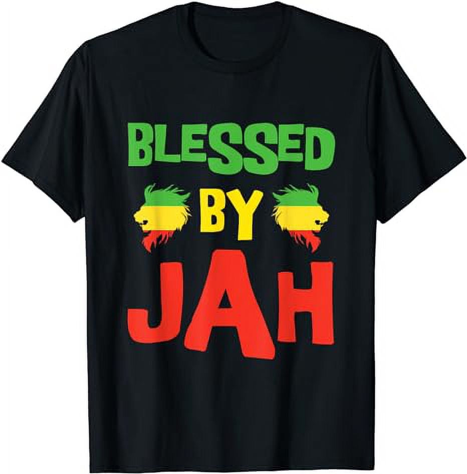 Rasta Clothing Men's Reggae Lion Dreadlocks T-Shirt - Walmart.com