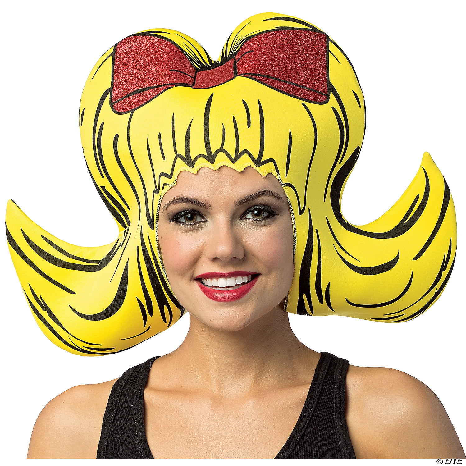 Rasta Imposta Adult Comic Bouffant Yellow Foam Wig - Walmart.com