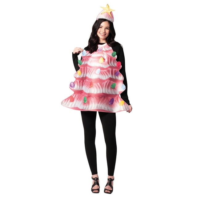 Rasta Imposta Ceramic Pink Christmas Tree Halloween Costume Men And
