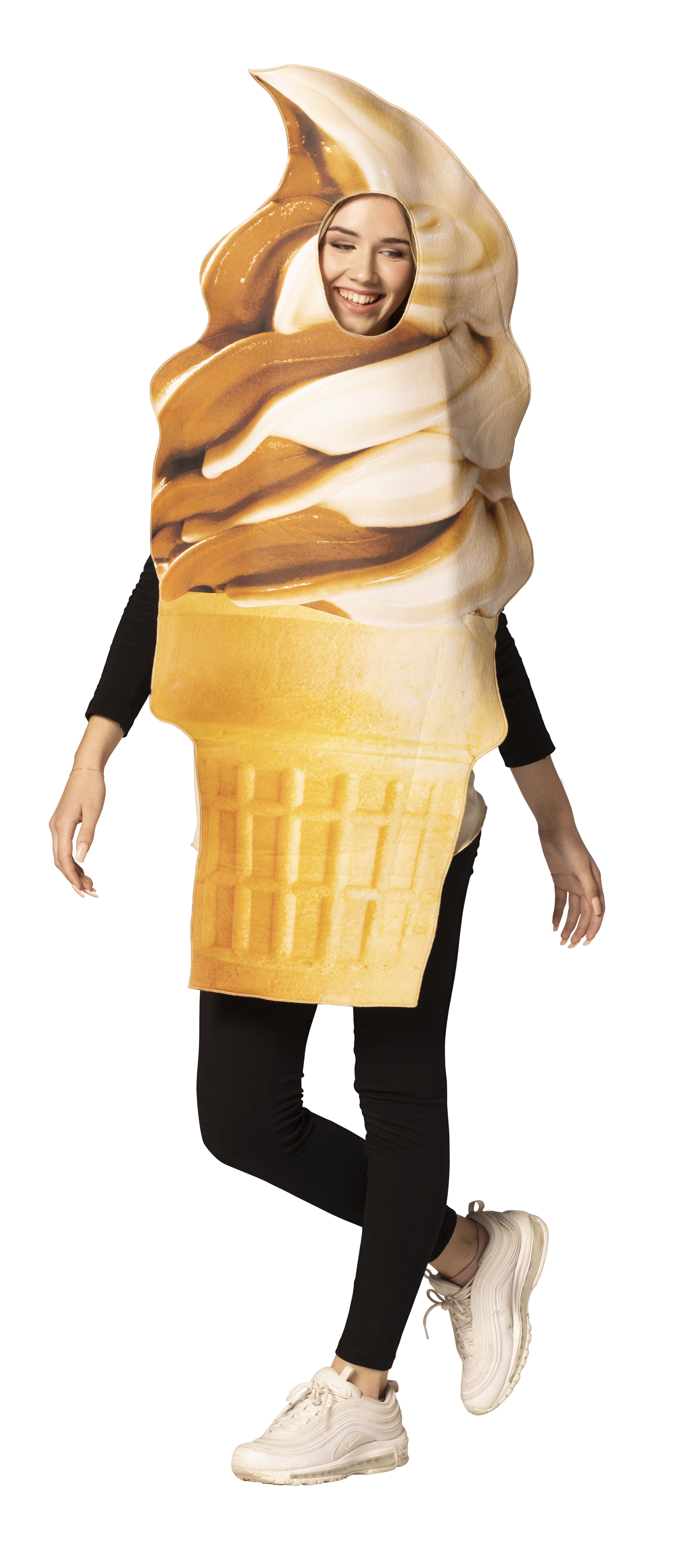 Rasta Imposta Adult Soft Serve Ice Cream Cone Halloween Costume, One ...