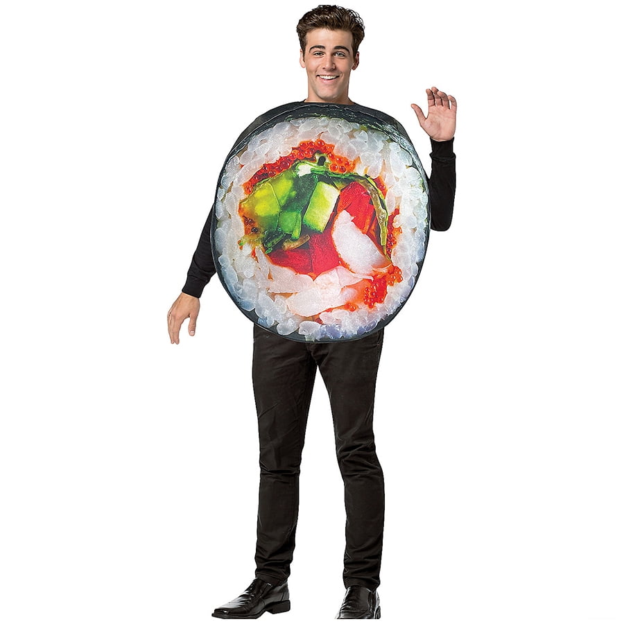 Rasta Imposta Get Real Sushi Roll Adult Costume | One Size Fits Most ...