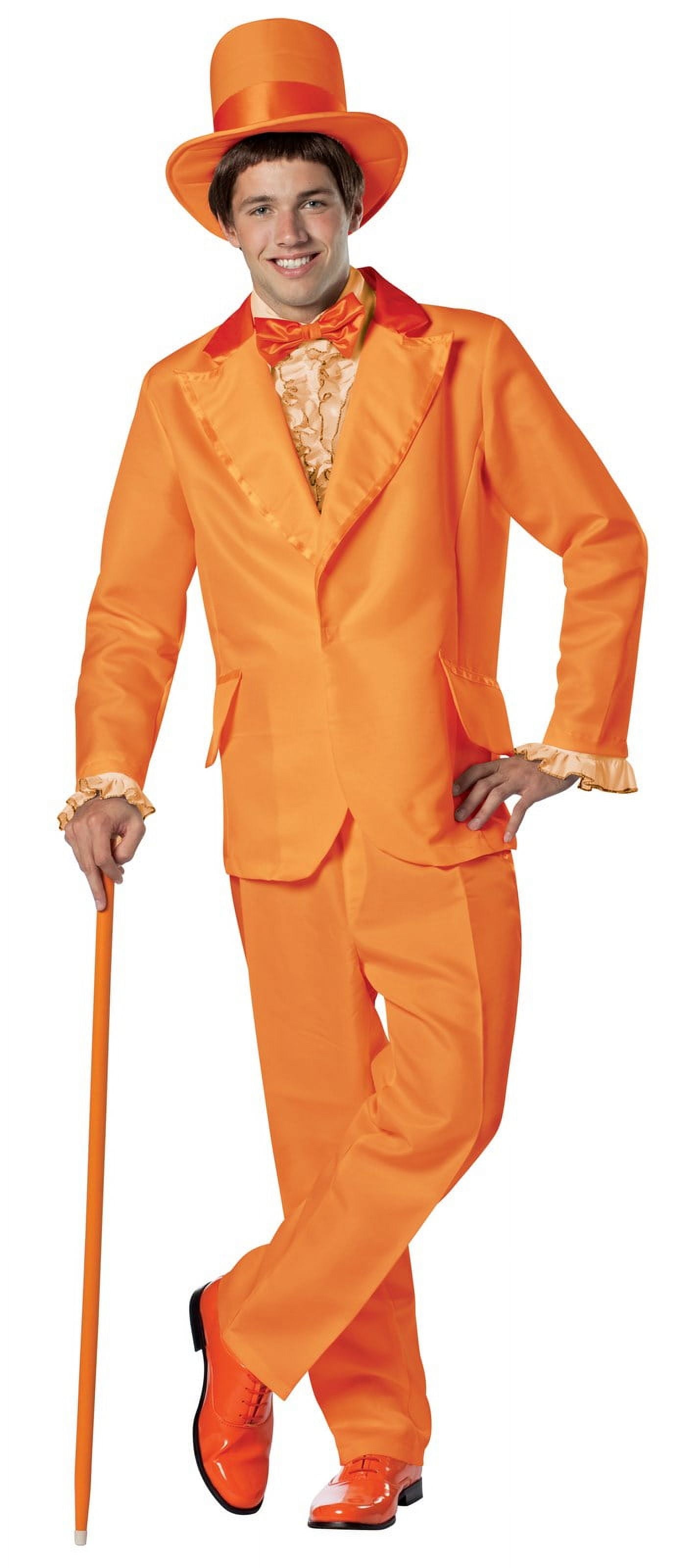 Rasta Imposta Goofball Orange Men's Halloween Fancy-Dress Costume for ...