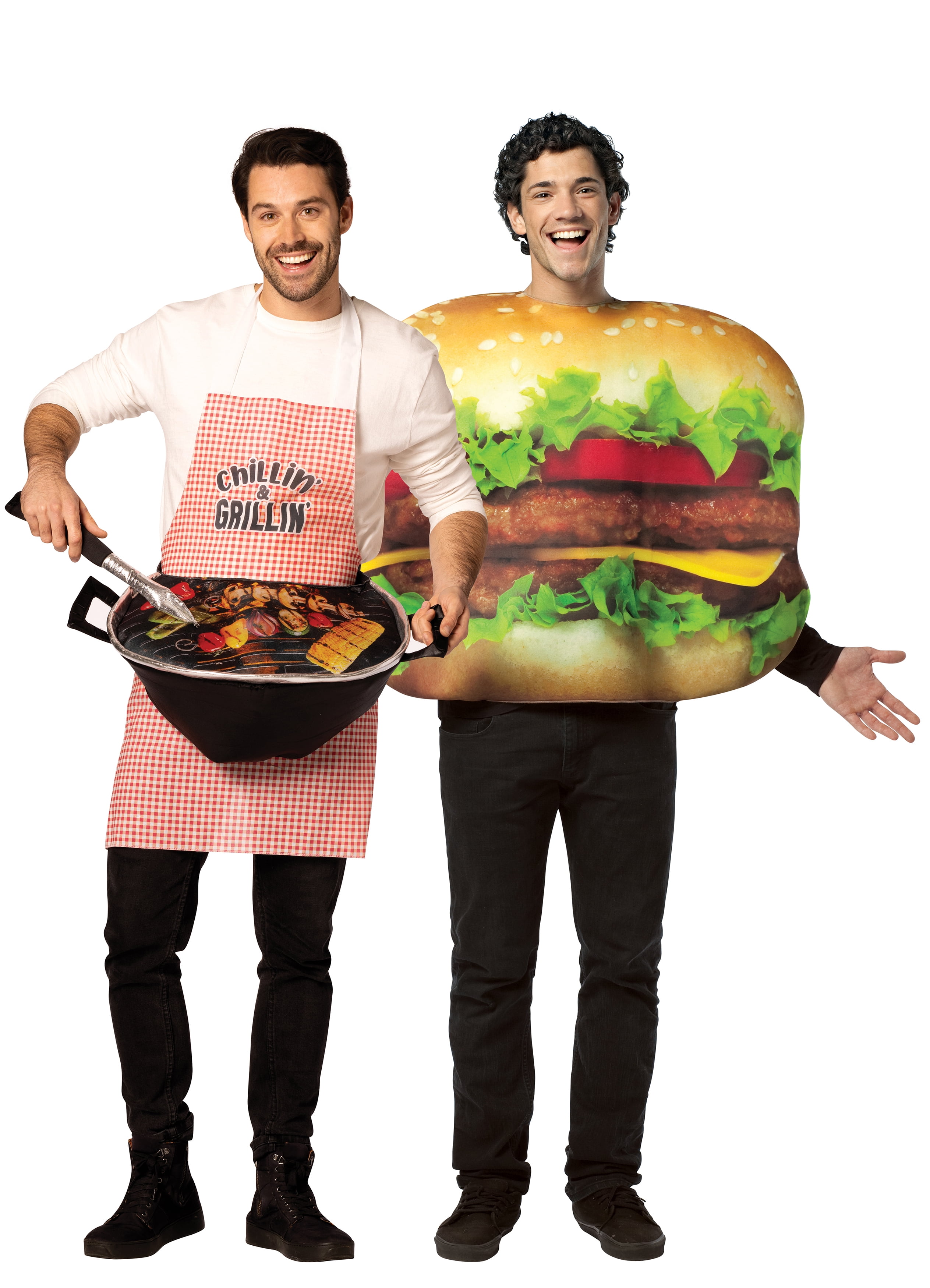 Rasta Imposta Grill Master & Cheeseburger Halloween Couples Costume Set ...