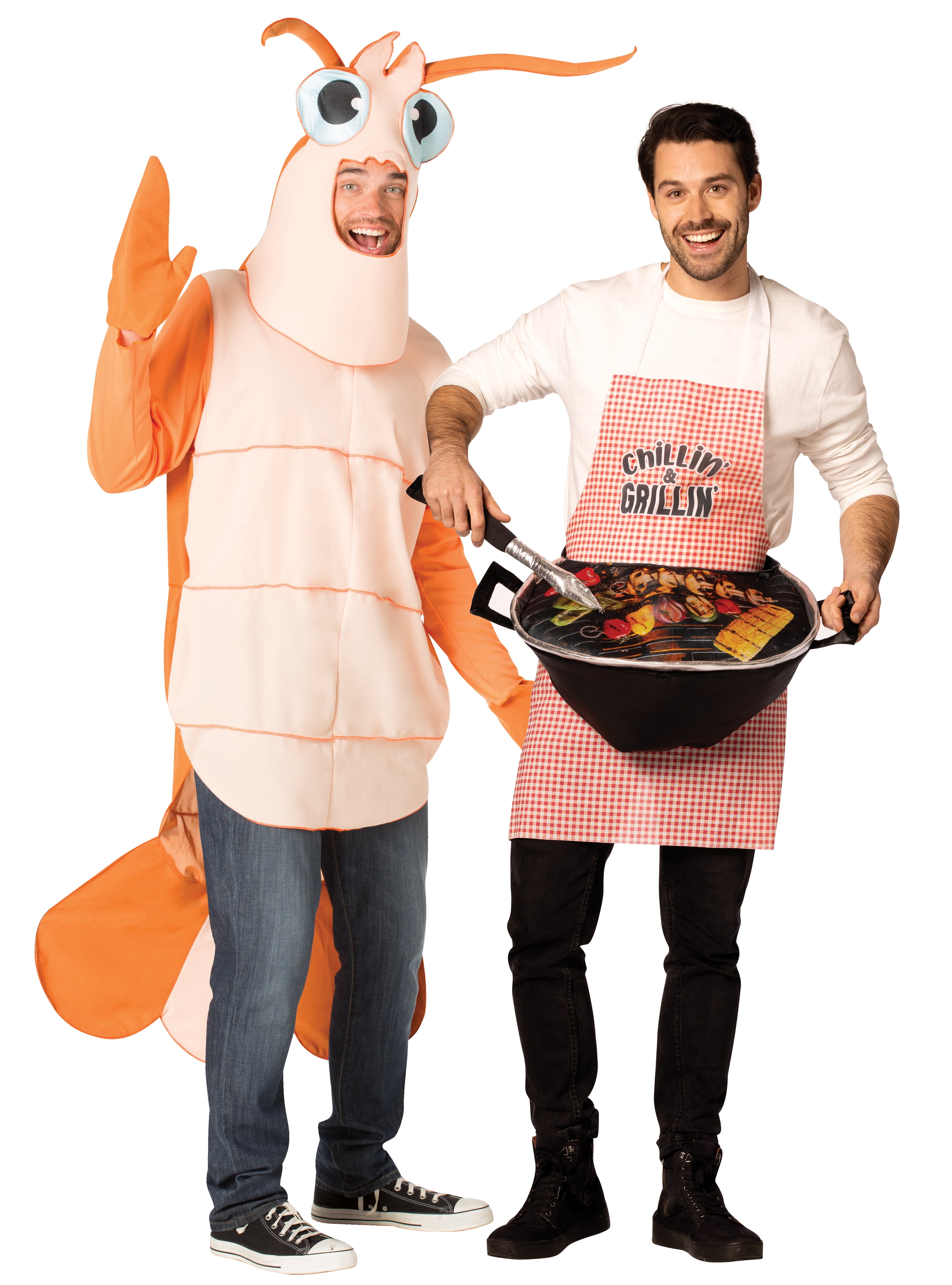Rasta Imposta Grill Master & Shrimp Halloween Couples Costume Set, Men ...