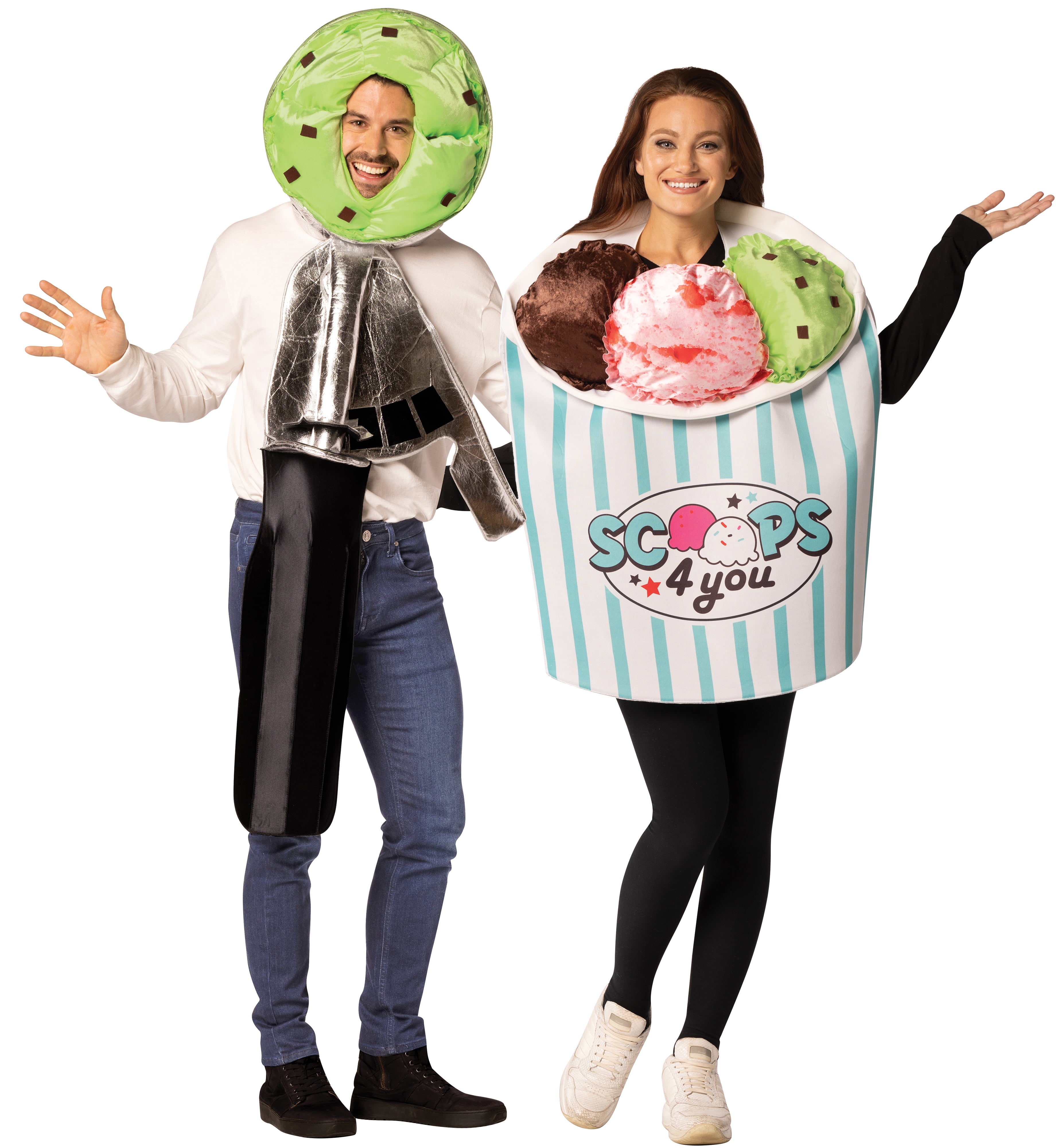 Rasta Imposta Icecream Scoop and Container Halloween Couples Costume ...